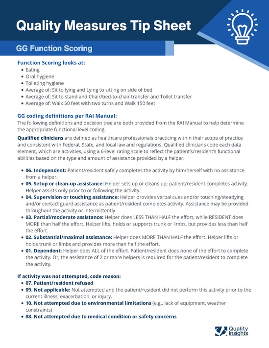 ADL Activities: How They Impact Care and Quality Measures